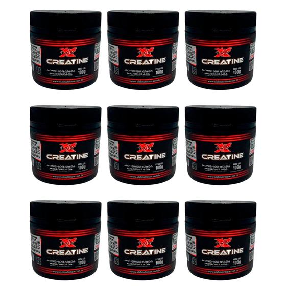 Kit 9 Creatina Monohidratada Micronizada 100g X-Lab - Creatina ...