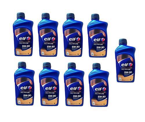 Kit 9 lts óleo elf full tech fe 5w30 evolution 100% sintético - ELF ...