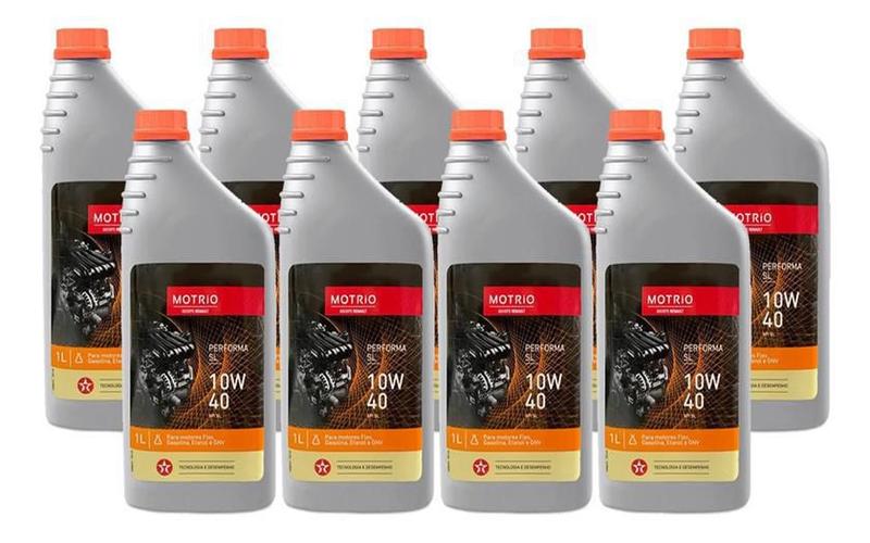 Kit 9 Motrio Peforma Original Renault 10w40 Semissintético - Texaco ...