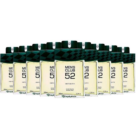 Kit 9 Perfume Mens Club 52 Infinity Eau De Toilette 100Ml - Men'S Club ...