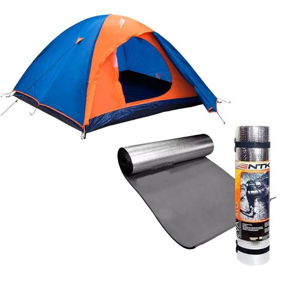 Kit Acampamento Barraca Falcon 2P NTK + Isolante Térmico NTK - Nautika ...