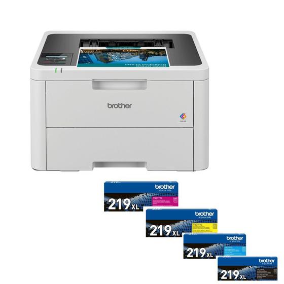 Kit Acompanha Impressora Led Color Brother Hll3240cdw + 4 Toners de ...