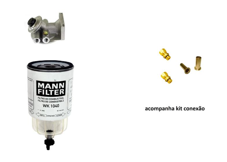 Kit Adaptação Cabeçote Filtro Racor Diesel Combustível Com Conexão ...