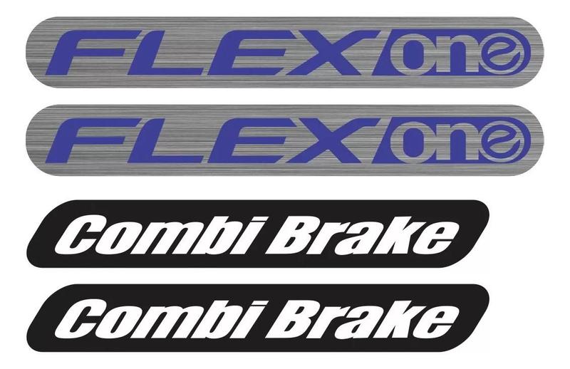 Kit Adesivos Emblema Combi Brake E Flex One Cromado S Resina - Resitank ...