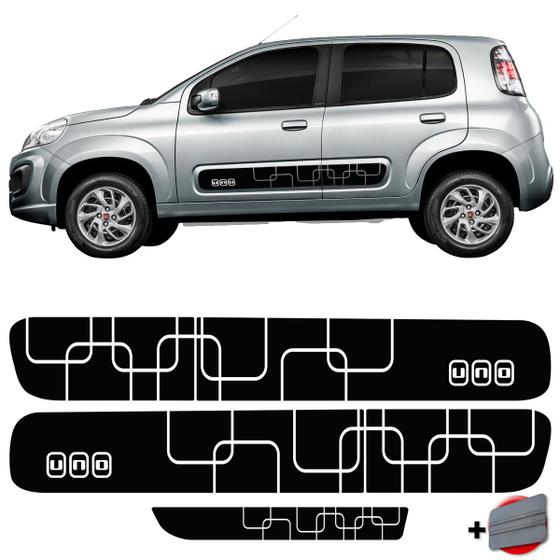 Kit Adesivos Faixa Lateral Novo Uno Vivace Evo Curvas - MAF - Acessórios para Carro - Magazine Luiza