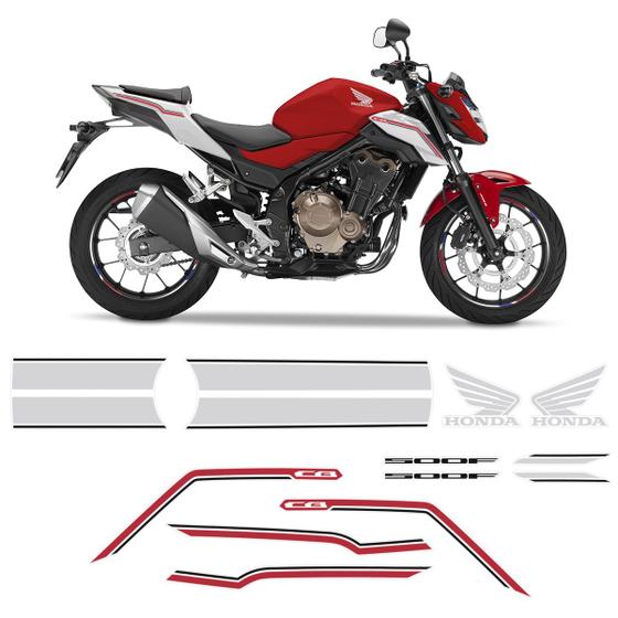 Kit Adesivos Moto Honda CB 500F 2018 Modelo Original - SPORTINOX ...