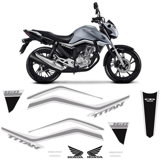 Kit Adesivos Tanque Moto Honda Cg Titan 160 2018 Até 2020 - SPORTINOX - Produtos para Motos ...