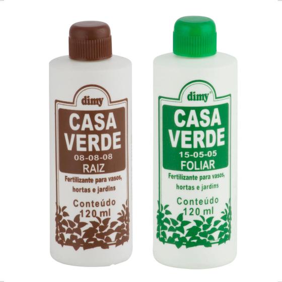 Kit Adubo Fertilizante Foliar e Raiz 120ml Liquido Concentrado ...