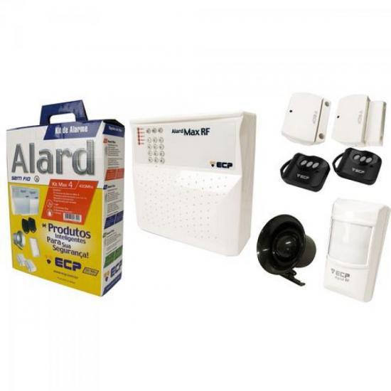 Kit Alarme ALARD MAX 4 C/ Discadora 4 Setores ECP - Alarme Residencial - Magazine Luiza