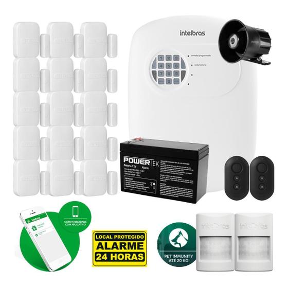 Kit Alarme Intelbras Sensor Sf 15 Magnético E 2 Infra Pet - Alarme ...