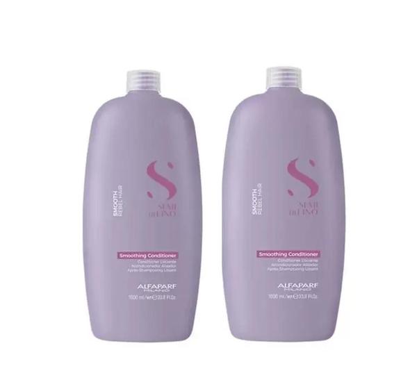 KIT Alfaparf Sdl Smooth Smoothing Low Shampoo e Condicionador 1000 Ml ...