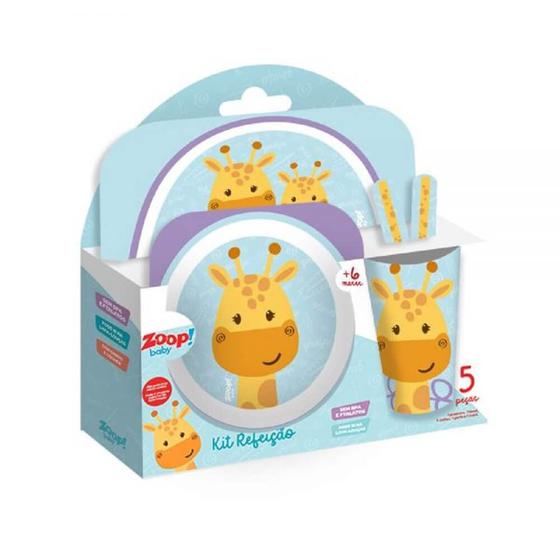 Kit Alimentação 5 Peças Girafa ZP00829 - Zoopy Toys - ZOOP TOYS - Kit ...