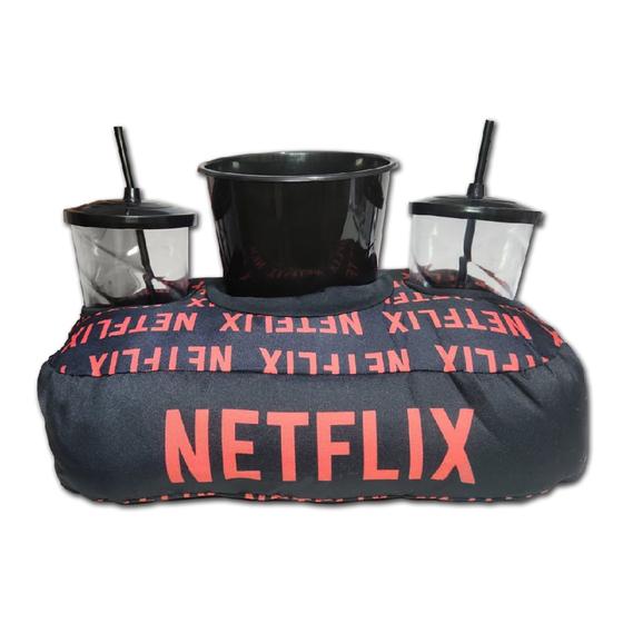Kit Almofada Porta Pipoca Balde Copos Duplo Netflix Cód. 1583 - Magic ...