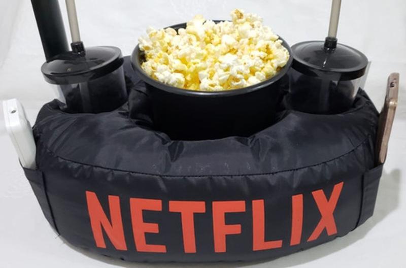 Kit Almofada Porta Pipoca Balde Netflix - Blushop - Almofada Porta ...