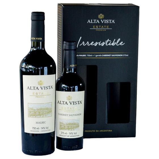Kit Alta Vista Malbec 750ml Cabernet Sauvignon 375ml - Vinho - Magazine ...
