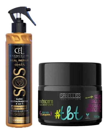 Kit Alto Impacto Reconstrução Profunda 2 Passos Sos - Chanceller - Kit ...