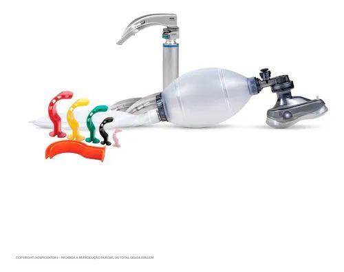 Kit Ambu Adulto Silicone Laringoscópio E Cânula Orofaríngea - Foyomed ...