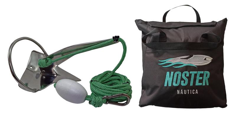 Kit Âncora Modelo Rocna 2,0kg Inox P/ Jet, Caiaque, Barco - Noster ...