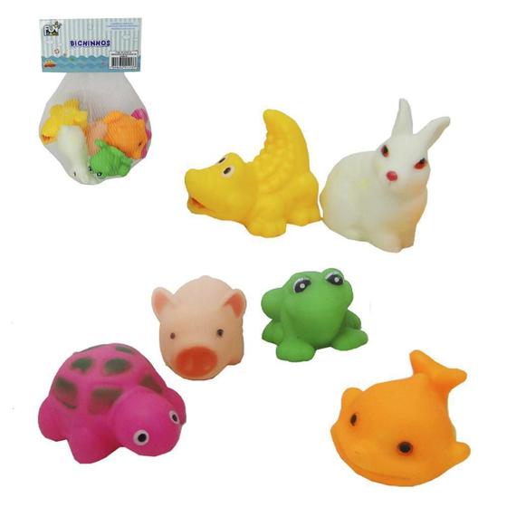 Kit Animal Bichinhos De Vinil Com Som Sortidos 6 Pecas Rede - Pd Impex ...