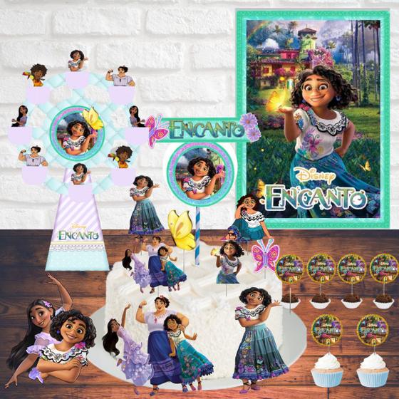 Kit aniversário Decoração filme Encanto só um bolinho festa em casa ...