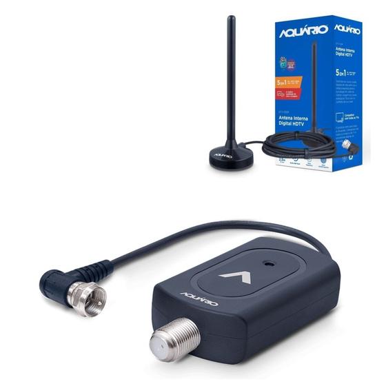 Kit Antena Digital Pega muitos canais + Amplificador Sinal - smart ...