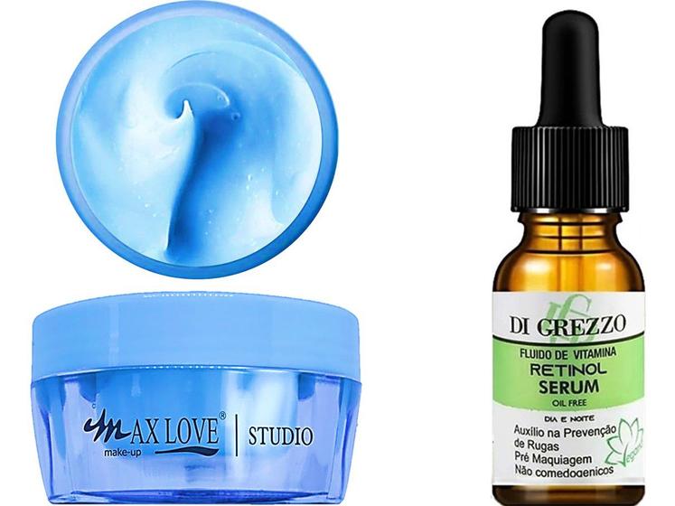 Kit anti Rugas Instantâneo Acido Hialurônico Ácido Retinoico - Max Love ...
