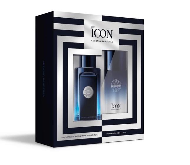 Kit Antonio Banderas The Icon Perfume Masculino EDT 100ml + Desodorante ...