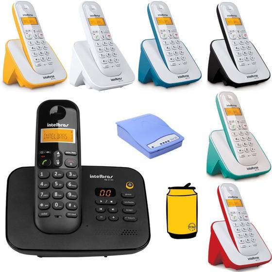Kit aparelho Telefone Fixo TS 3130 Bina 6 Ramal entrada chip ...