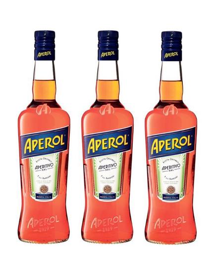 Kit Aperitivo Aperol 750ml - Spritz 3 unidades - Aperitivos Alcoólicos ...