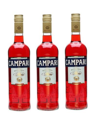 Kit Aperitivo Bitter Campari 900ml 3 unidades - Aperitivos Alcoólicos ...