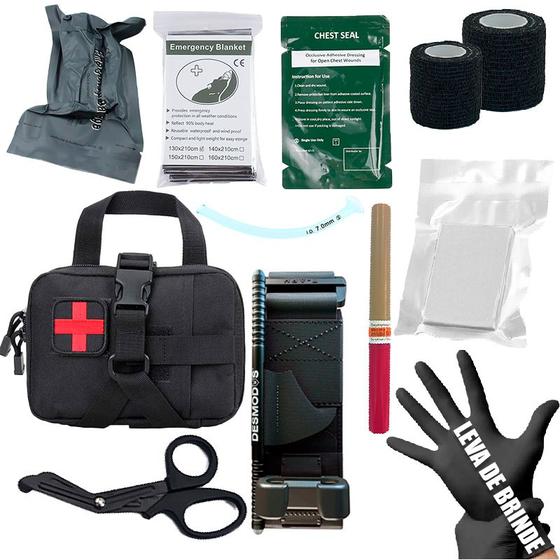 Kit Aph Tático Primeiros Socorros Profissional Emergência - GE - Maleta ...