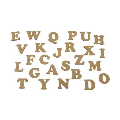 Kit Aplique Letras Cooper Black em MDF Palácio da Arte 5cm com 26 Peças ...