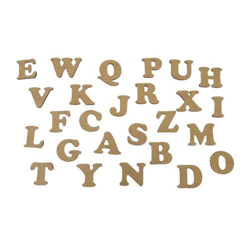 Kit Aplique Letras Cooper Black em MDF Palácio da Arte 8cm com 26 Peças ...