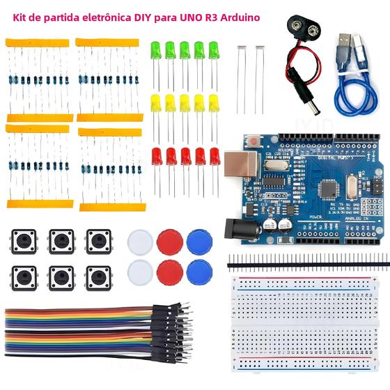 Kit Arduino UNO R3 Starter 12 em 1 - Ideal para Iniciantes em ...