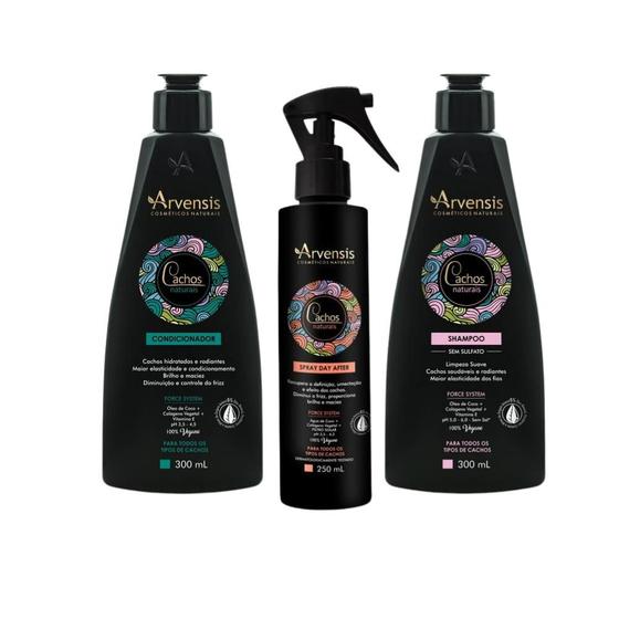KIT Arvensis Shampoo Condicionador e Spray Day After 250ml - Kit ...