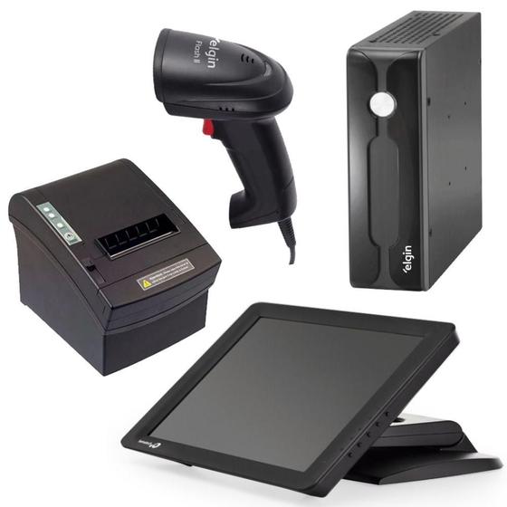 Kit Automacao Computador E3 Nano Celeron N3350,Monitor,Impressora de ...
