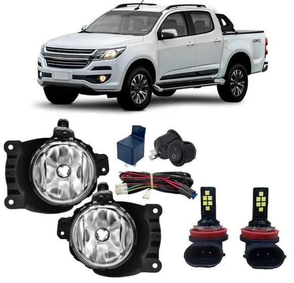 Kit auxiliar chevrolet s10 2017 ate 2020 e super branca led - BIBAS ...