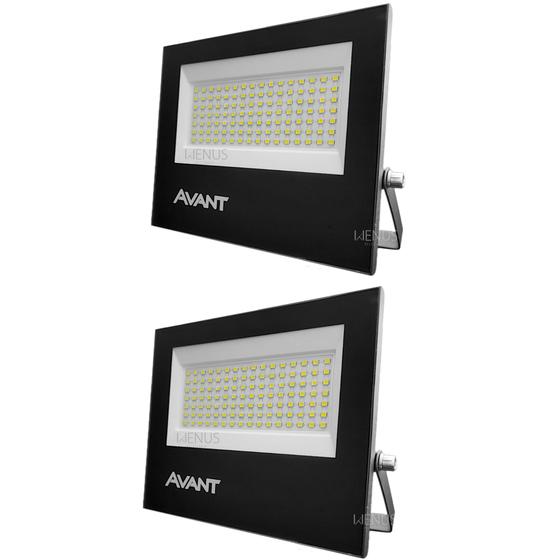 Kit Avant Original Com 2 Refletor Slim 100w IP66 Branco Frio 6500k Bivolt Garantia de Fabrica ...