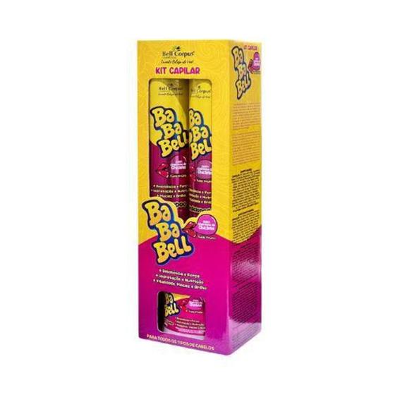 Kit Bababell Bell Corpus Shampoo Condicionador Máscara Finalizador ...