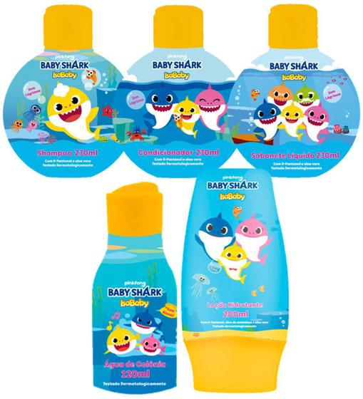 Kit Baby Shark Shampoo Hidratante Colônia Bebê Baby Shark - Isababy ...