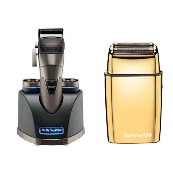 Kit Babyliss Maquina De Corte Snap Fx Shaver Fx02 Gold Original Envio ...