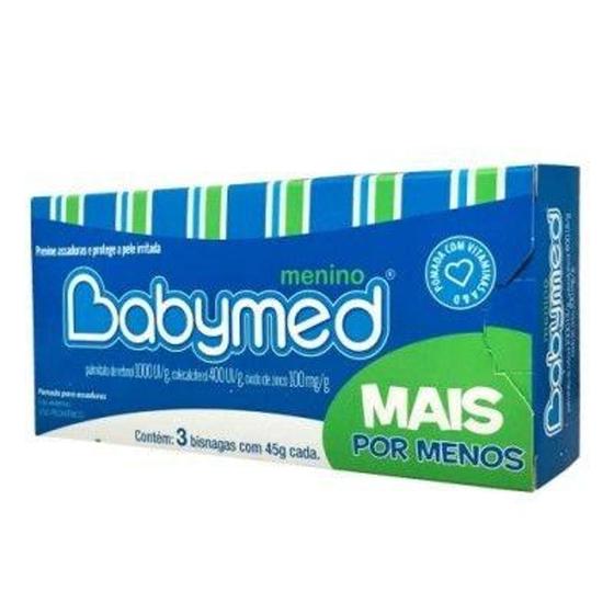 Kit Babymed Azul Pomada de assaduras 45g cada - 3 unidades - Cimed ...