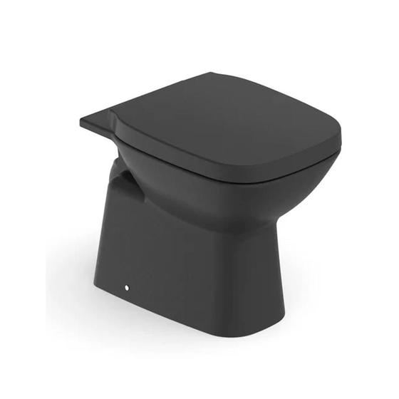 Kit Bacia Debba Classic Convencional Roca Onix - Vaso Sanitário ...