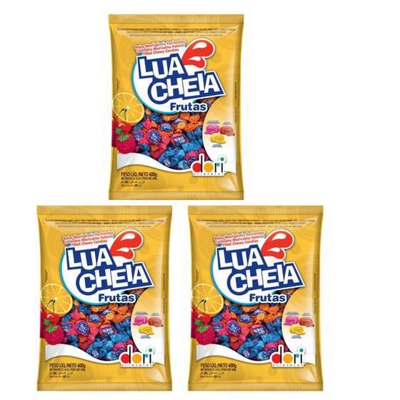 Kit Bala Macia Dori Lua Cheia com Recheio Sabores de Frutas - Balas ...