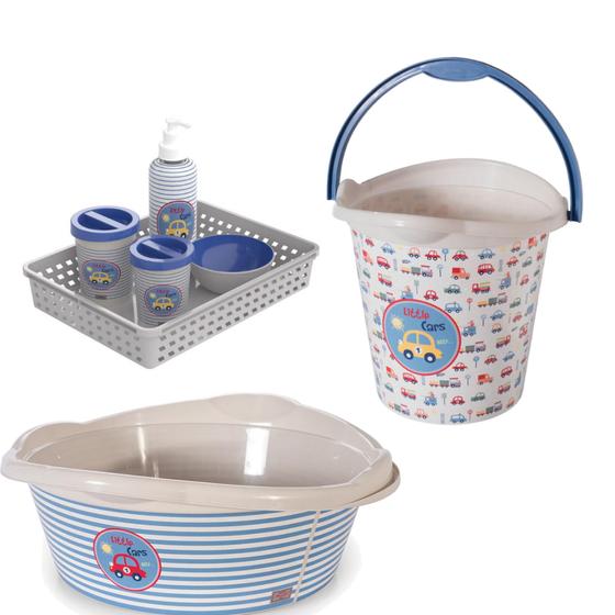 Kit Balde ,Bacia e Kit Higiene Carrinhos - plasutil - Balde de Limpeza ...