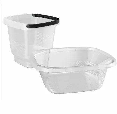 Kit Balde E Bacia Multiuso 5 Opções De Cores 8,5,litros - UZ - Balde de ...