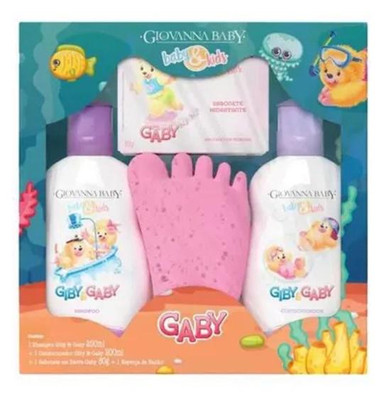 Kit Banho Bebê Rosa Giovanna Baby Shampoo 200mL Condicionador 200mL ...