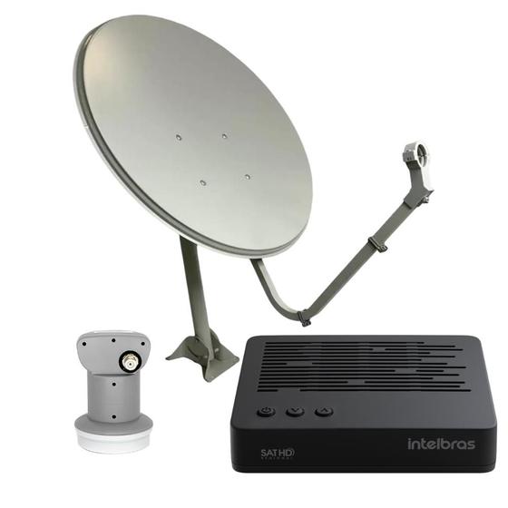 Kit Básico De Receptor Digital Full Hd Intelbras + Antena - Receptor ...