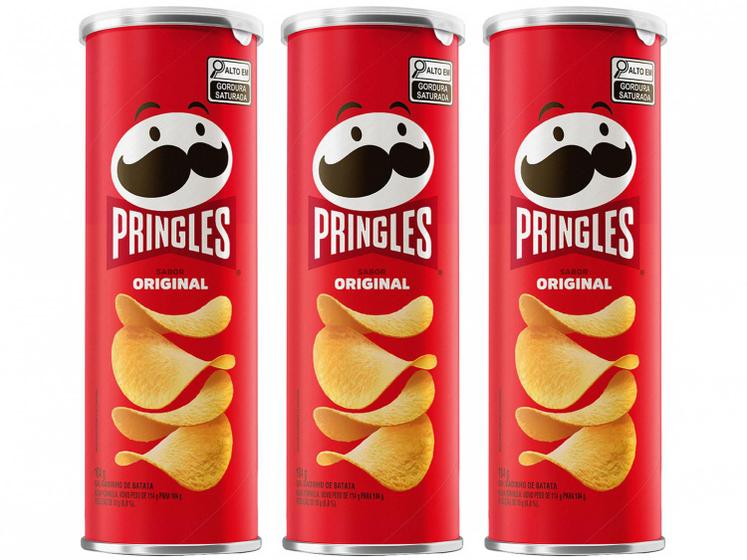 Kit Batata Pringles Original 104g 3 Unidades - Pringles - Magazine Luiza