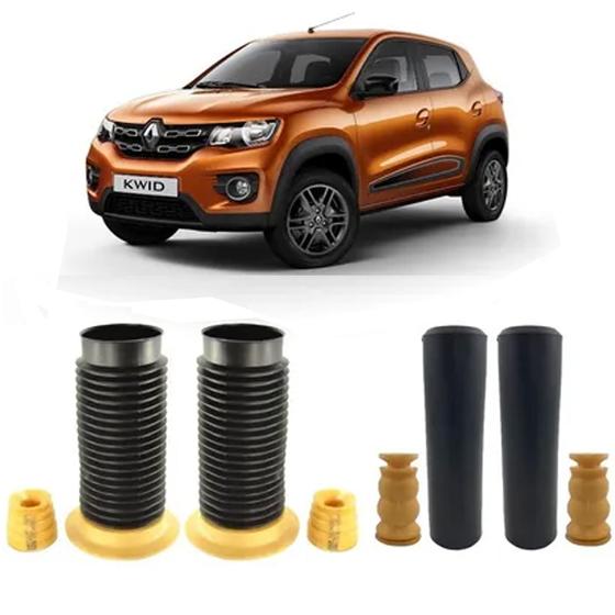 Kit Batente Amortecedor Dianteiro Traseiro Kwid 2018 2019 20 - Auto ...